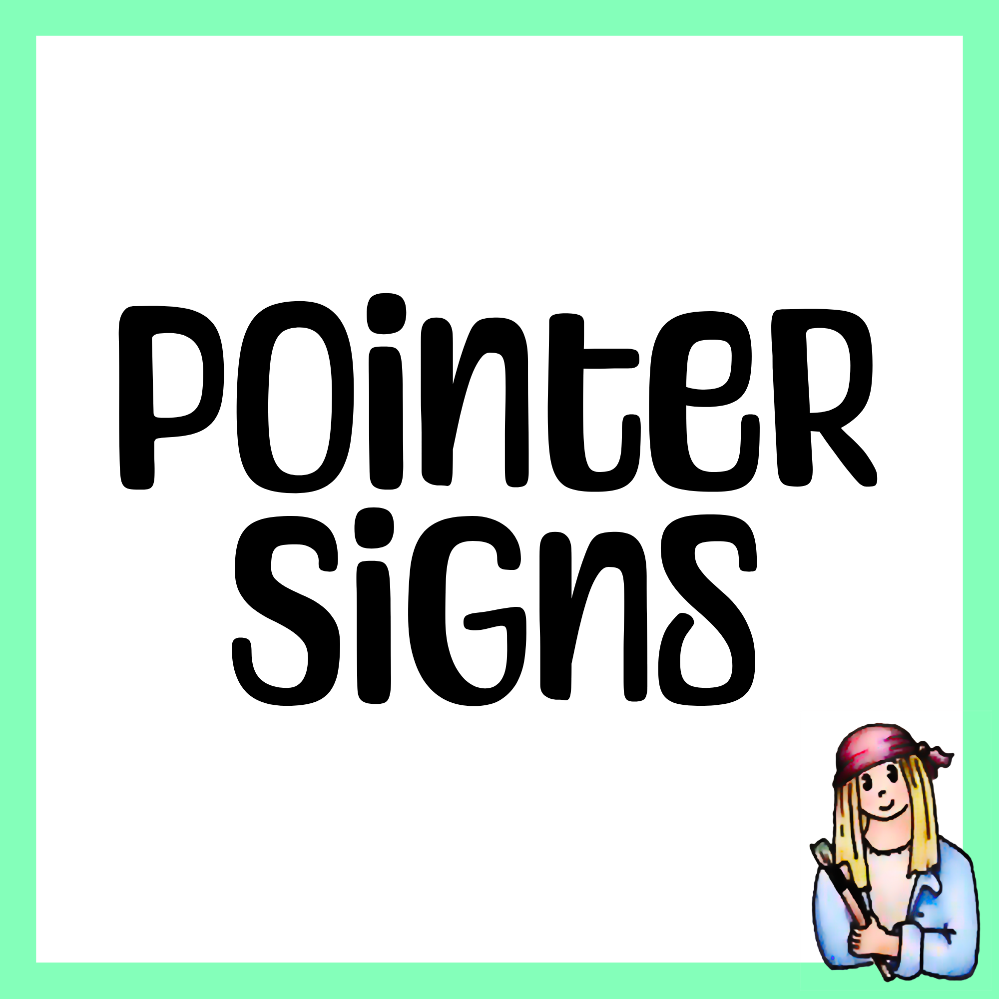 Pointer / Directional Signs - Point the Way with Humor – Hip Signs For ...