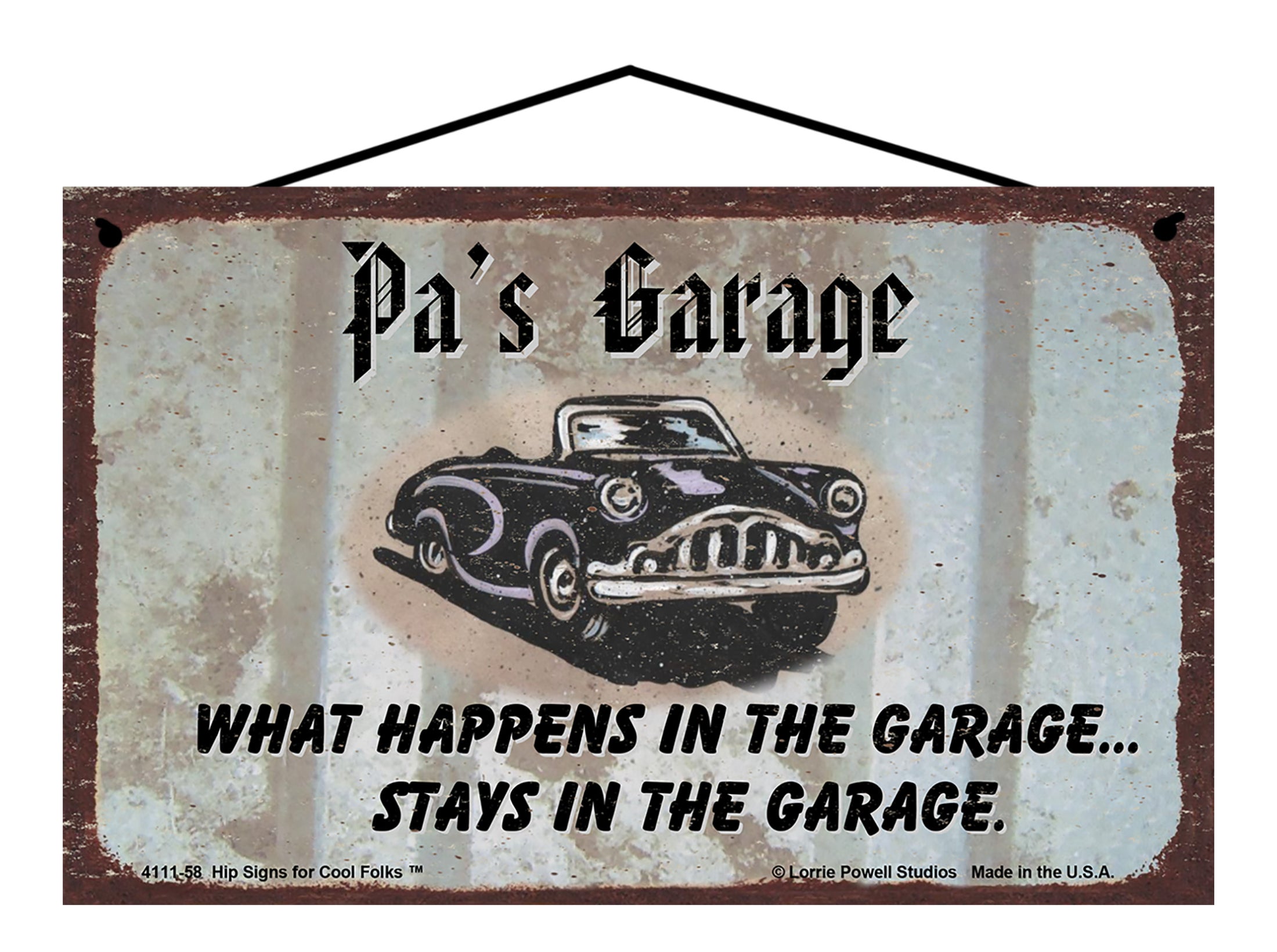 Pa Garage Sign - Pa's Garage What Happens in the Garage Stays in the G ...