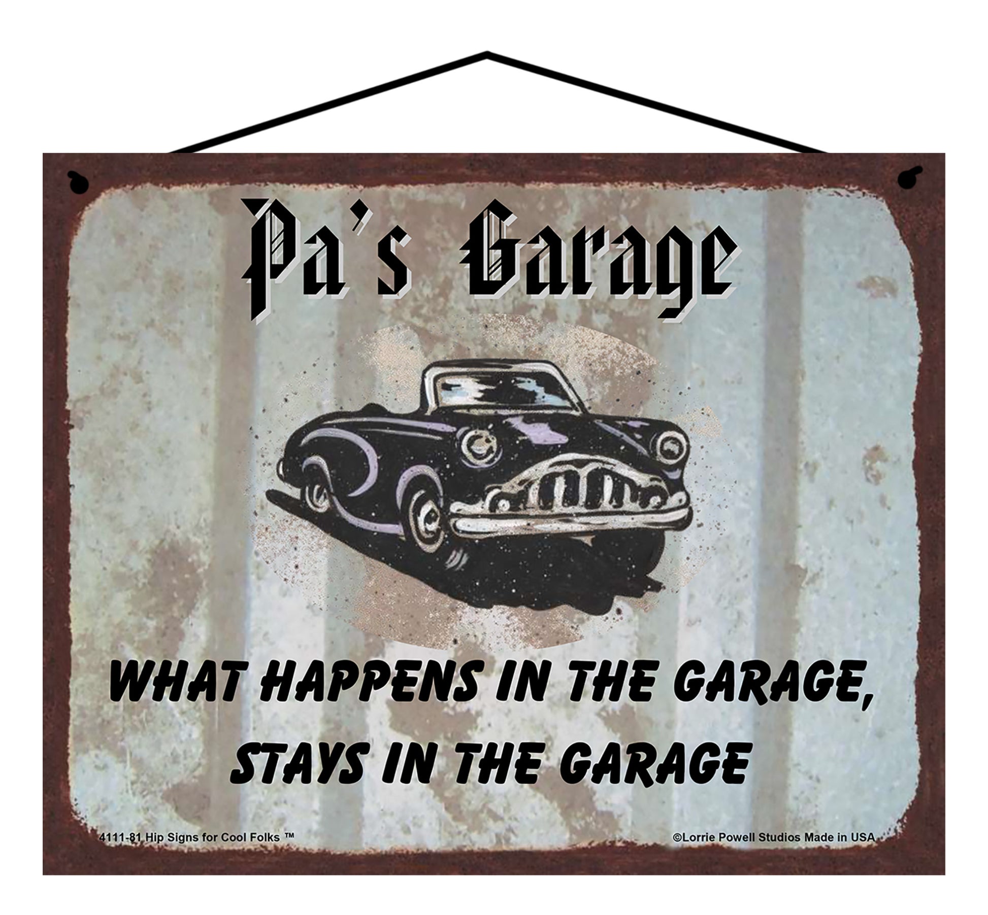 Pa Garage Sign - Pa's Garage What Happens in the Garage Stays in the G ...