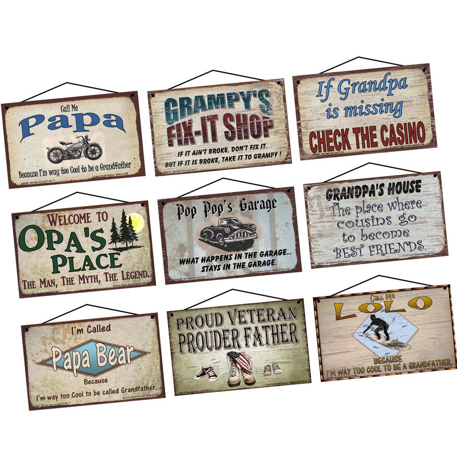 Hip Signs For Cool Folks - Vintage Style Signs for All Kinds