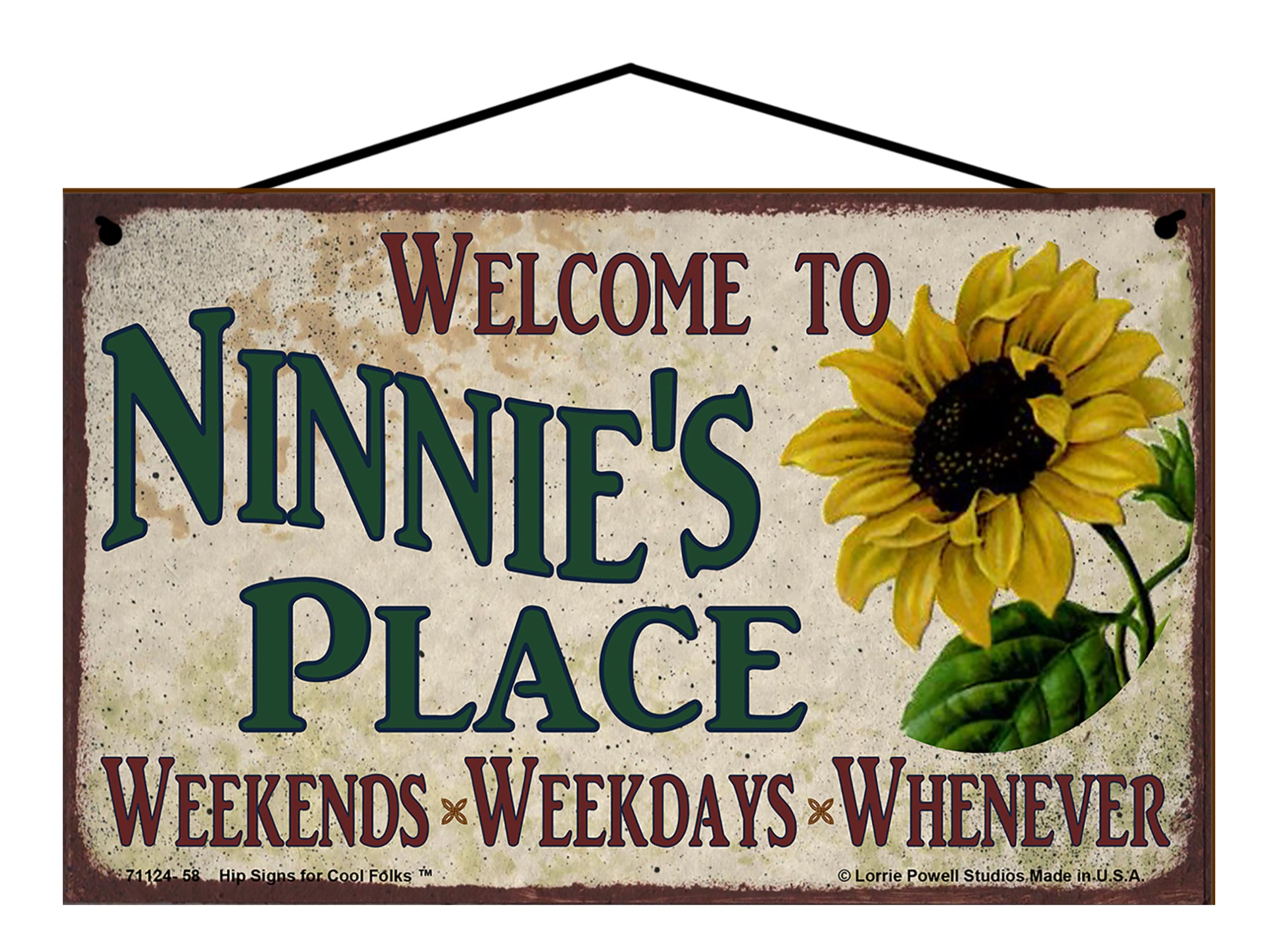 Ninnie - Vintage Style Signs for Grandma – Hip Signs For Cool Folks