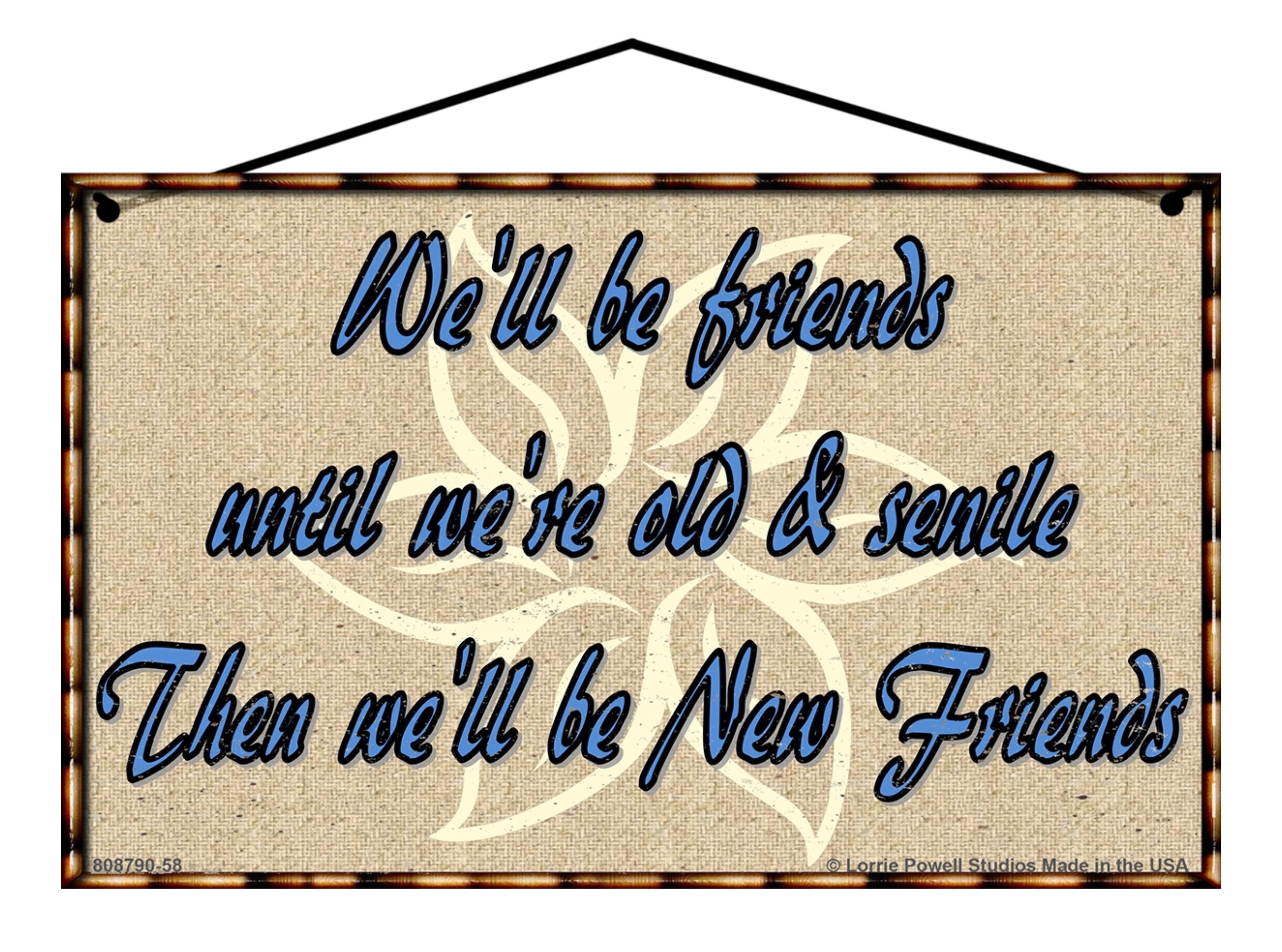 Senile Friends Till We're Old And Senile Horse Magnet | Leanin' Tree