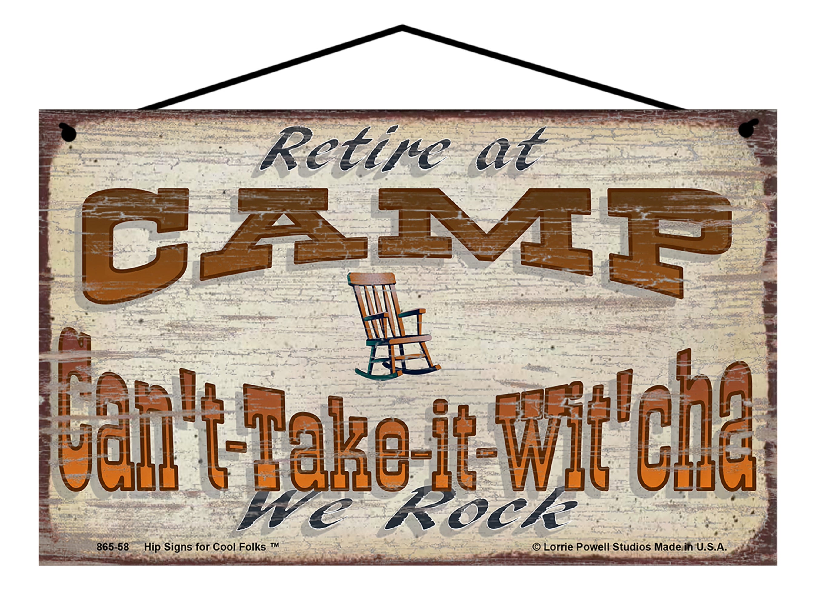 Retirement Signs - Gifts for Retirees, Old Age Humor, Vintage Style ...